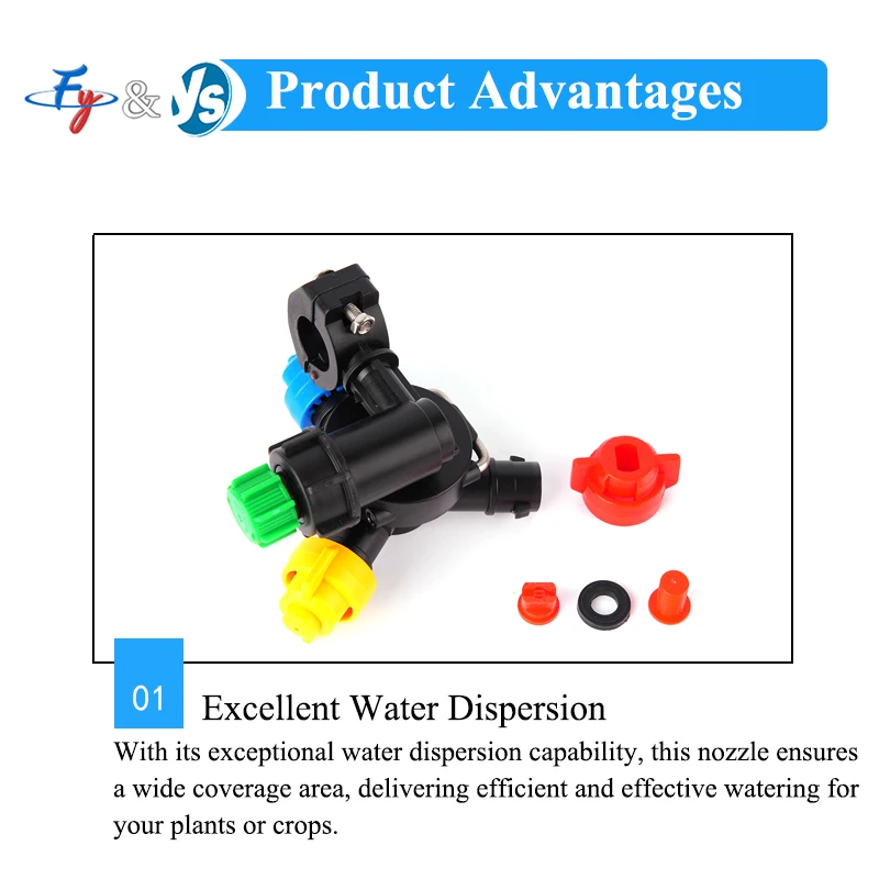 105A-3 Threaded Agricultural Nozzle - Anti-Drip Design for Precision ...