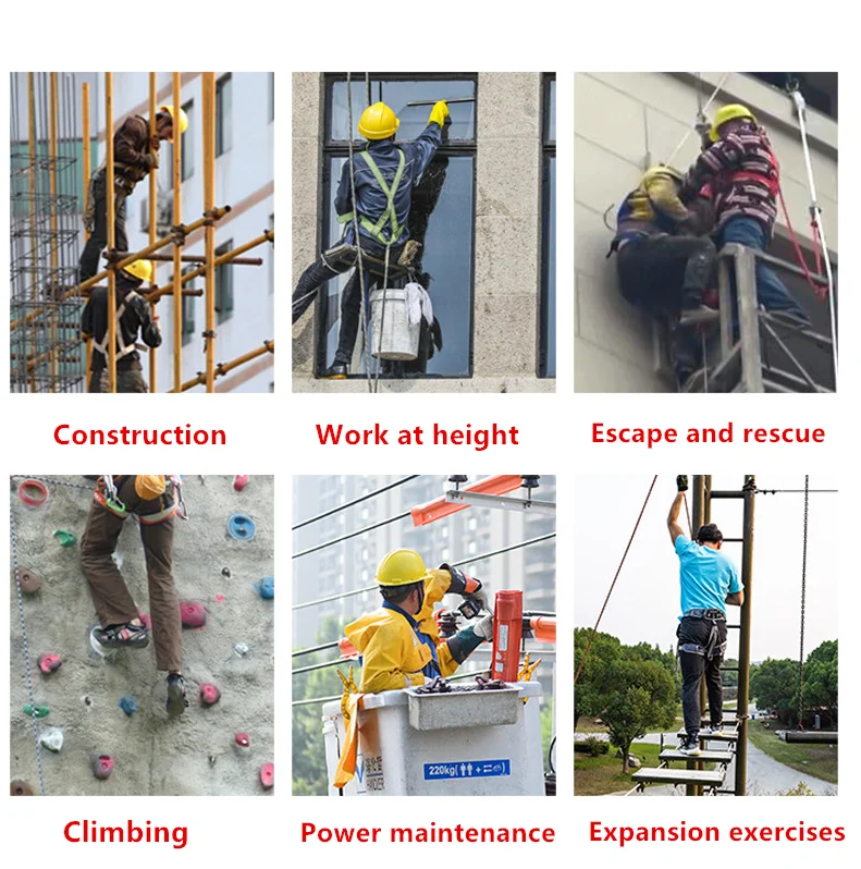 Wejump Adjustable Fall Protection Full Body Climbing Harness Customized ...