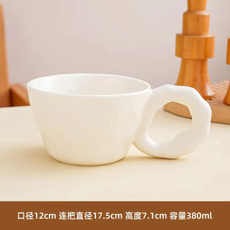 Personalized Creative Design Hand Pinch Color Clay Big Handle Nordic ...