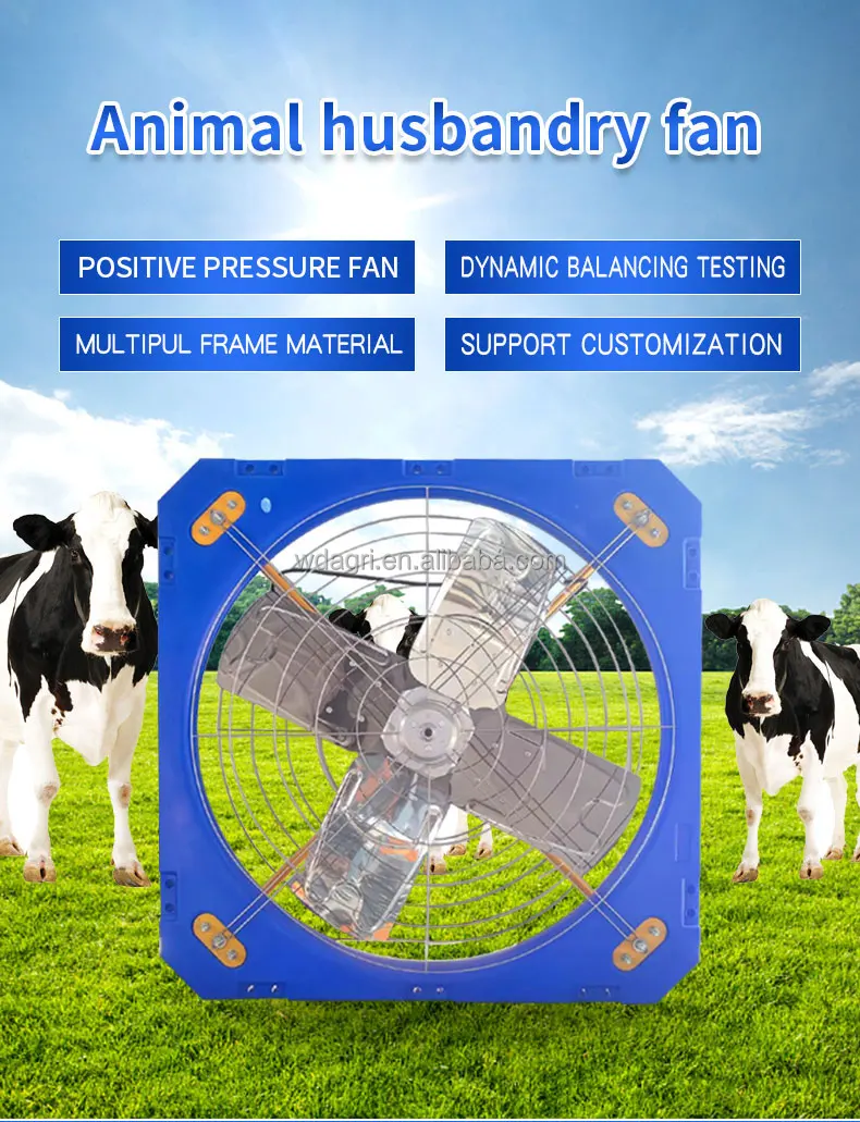 Various Type Ventilation Circulation Cooling Exhaust Fan For Cow/cattle ...