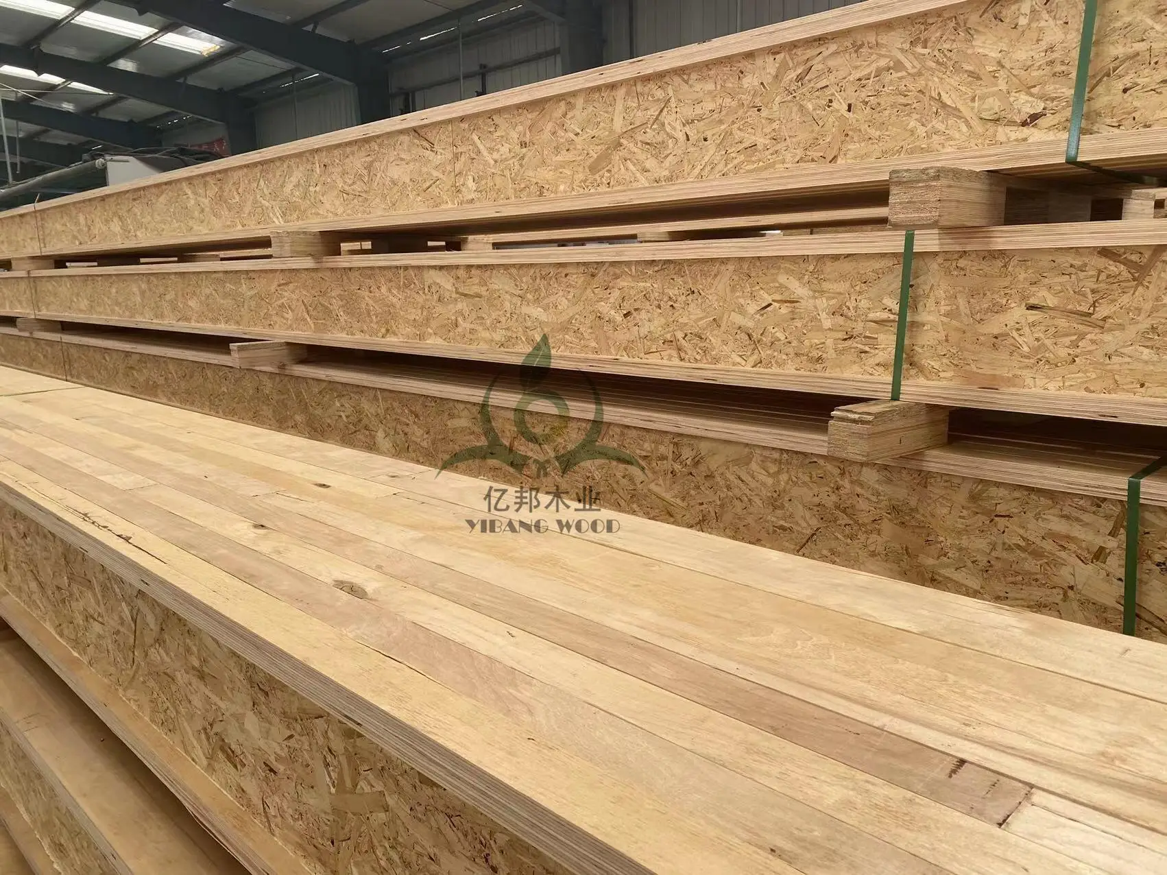 LVL I Joist with OSB Board Flooring and Roofing I Joist Wood Beam ...