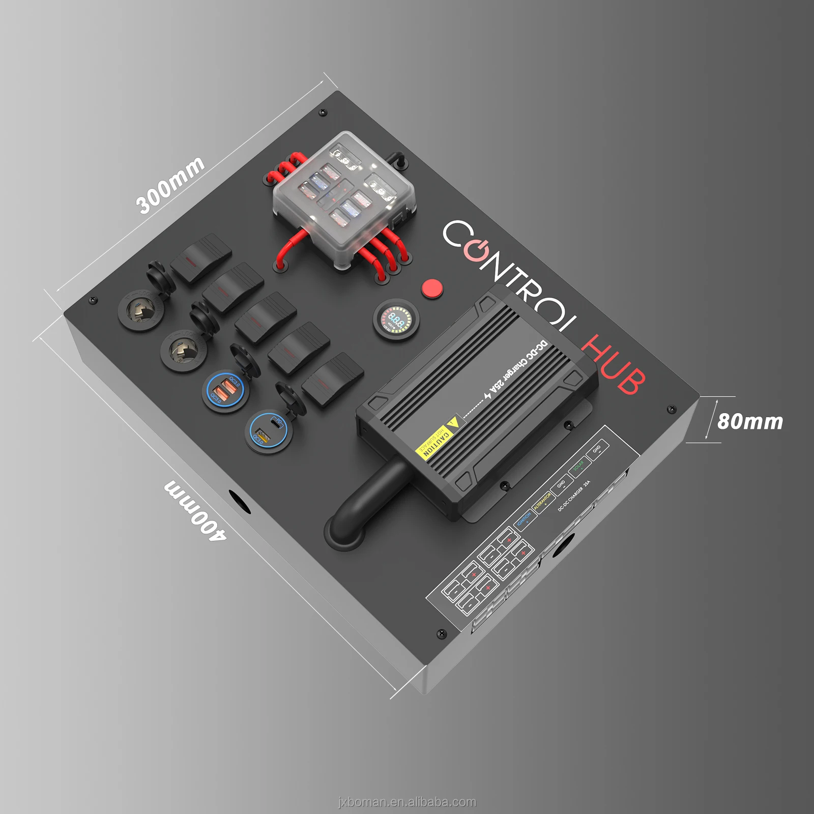 12V/24V Electric Distribution Control Hub for Marine & RV