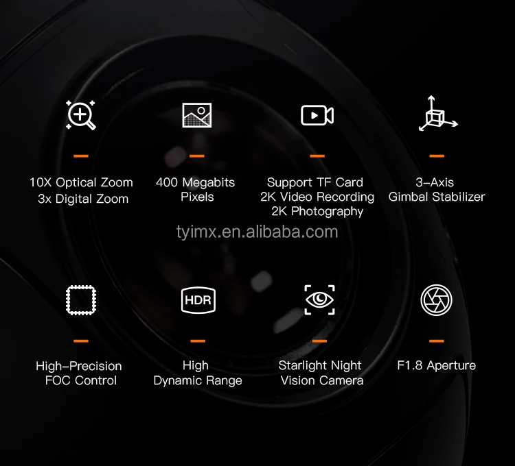 SIYI ZR10 Gimbal Camera - 30X Hybrid Zoom & Night Vision