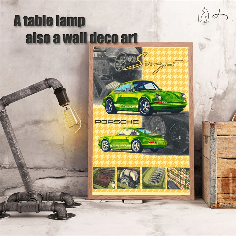 A3 A4 A5 Size Racing Car Design Styles Wall Decoration Art Picture Led ...