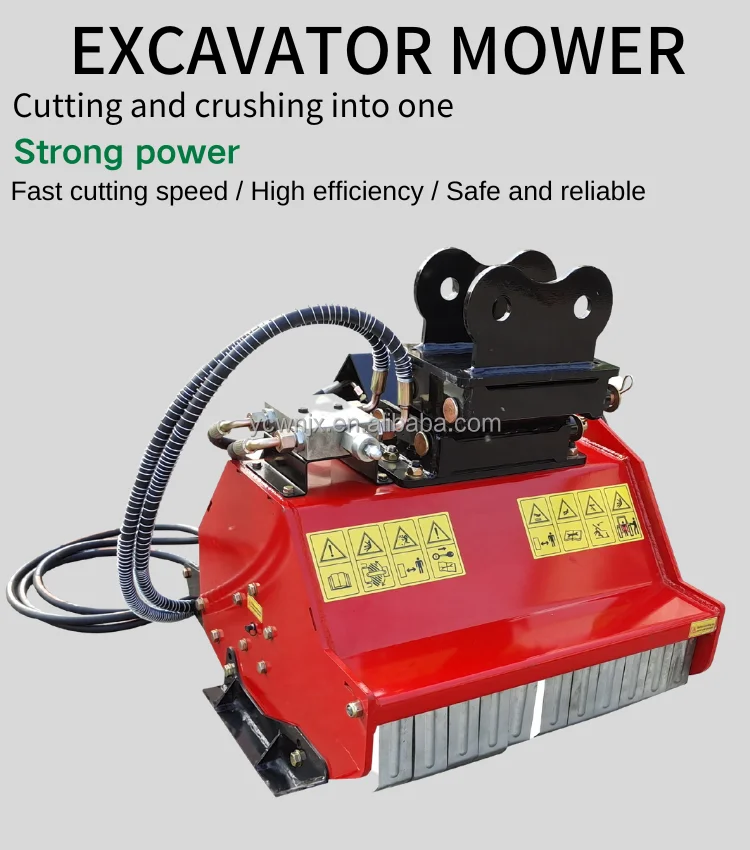 Excavator Flail Mower - High Productivity Brush Clearing
