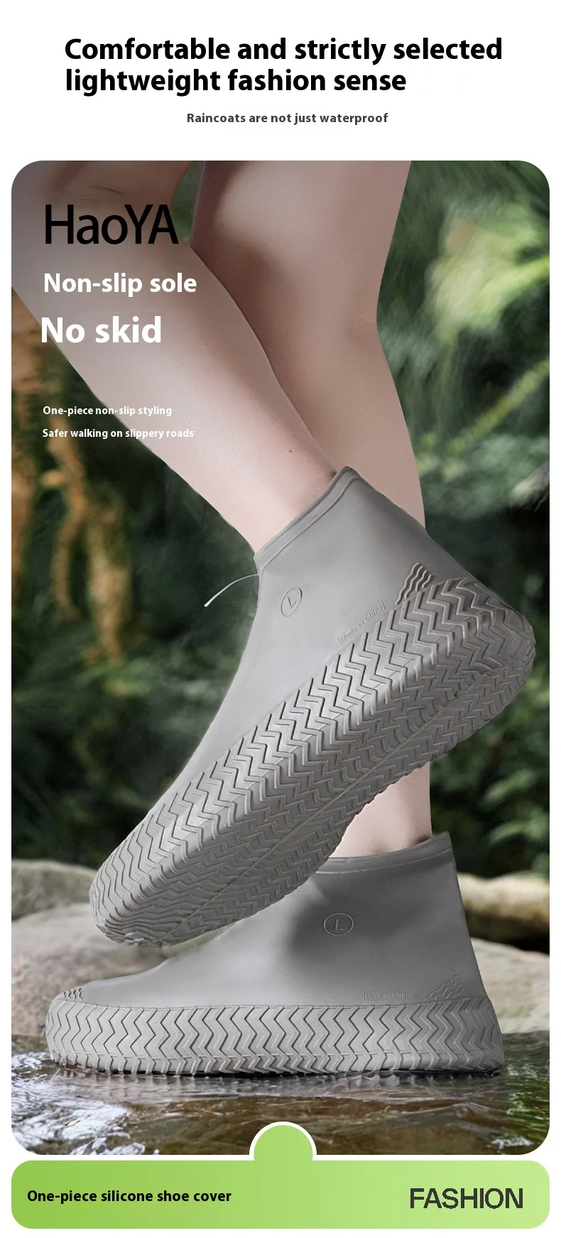 Waterproof Portable Durable Rain Boots Silica Gel Rain Shoes Essential ...