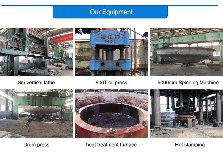 Manufacturer Sale Large Dished Head 21 Elliptical Tank Head Ellipsoid ...