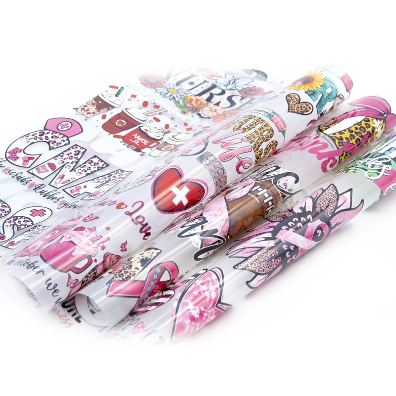 Heat Transfer Prints Nurse Life Vinyl Iron On Label Stickers Screen ...