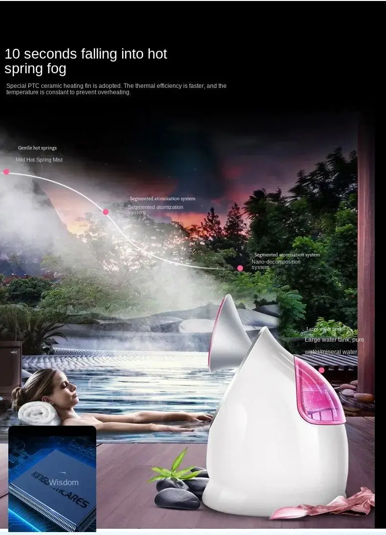 Factory Ozone Facial Steamer Facial Steamer Electric Hot Nano Mist ...