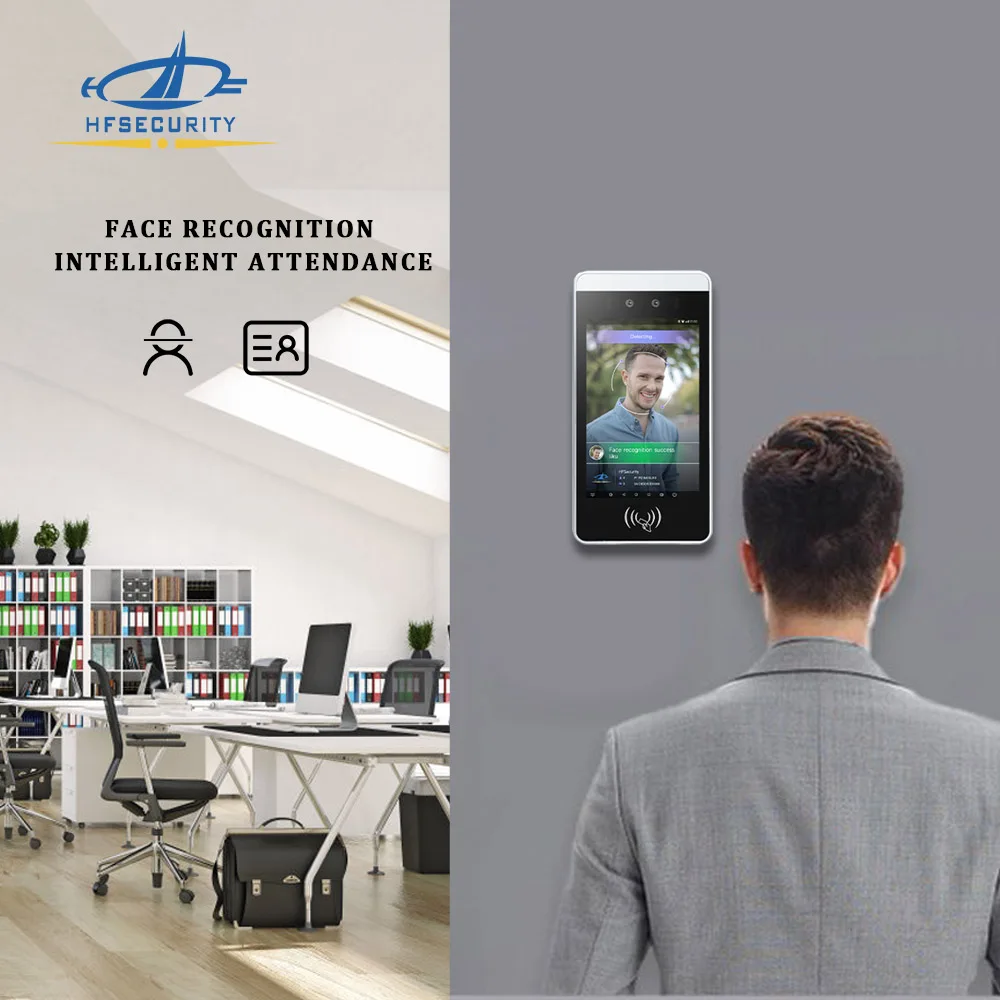 HFSecurity RA08 Facial Recognition Biometric Access Control Device Card ...