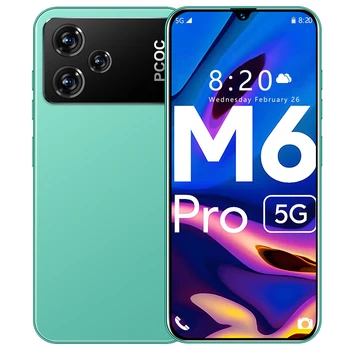 M6 Pro Mobile Phones 6.53 Hd Screen Smartphone Original 2g+16g Dual Sim ...