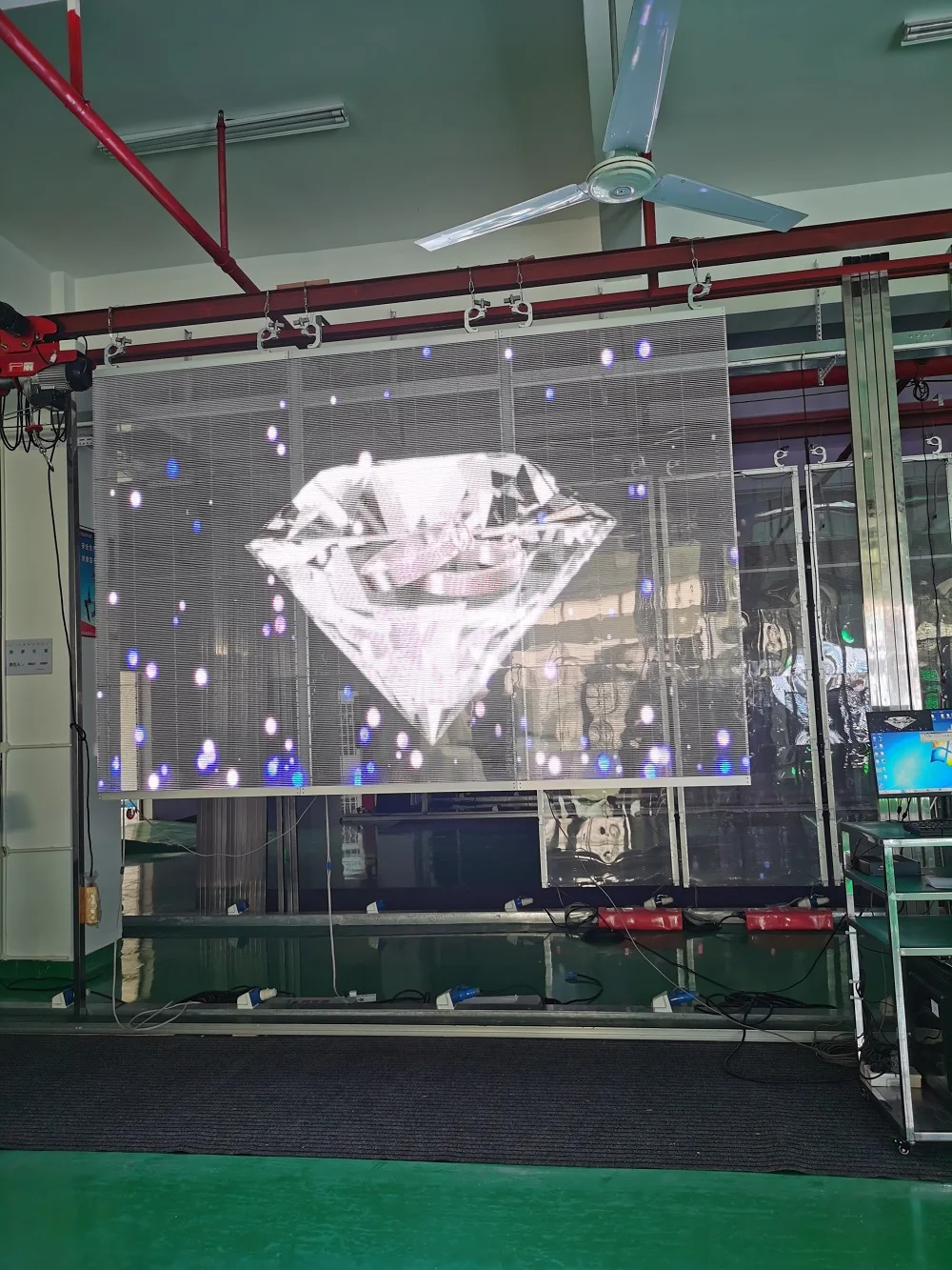 60% Transparency High Resolution Transparent Digital Led Screen Panel ...