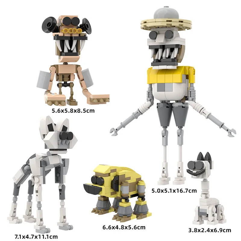 Steam game anime series Zoonomaly Deformed zoo building blocks Lego ...