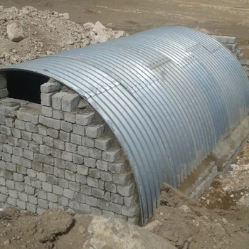 Underground Bunker Galvanized Corrugated Metal Culvert Pipe - Buy ...