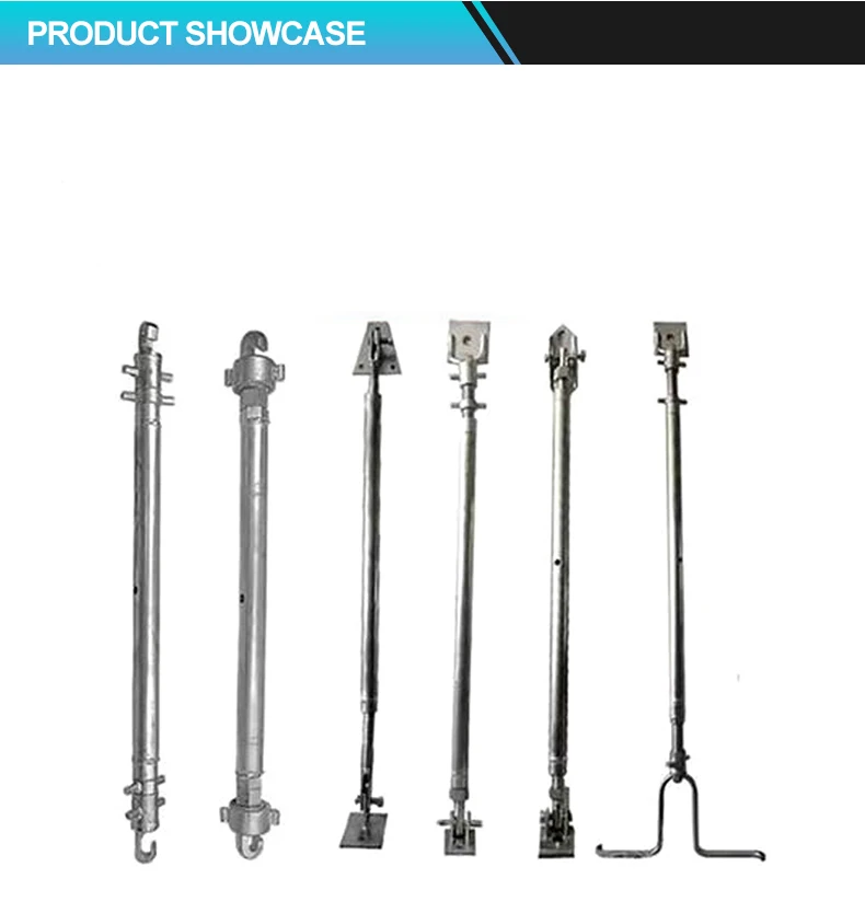 Inclined Wall Formwork Support Column Diagonal Steel Support Push Pull ...