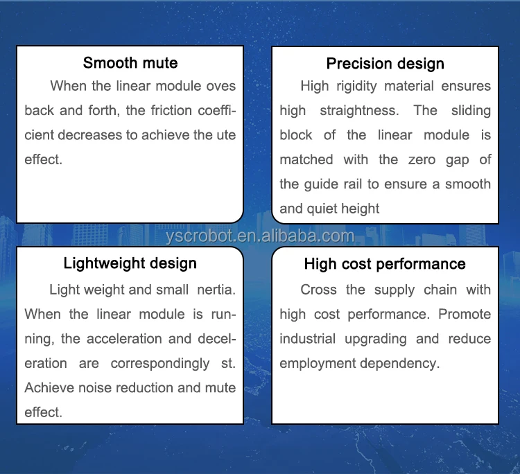 Yts Series Ball Screw Linear Axes Axis Linear Units Stages Linear ...