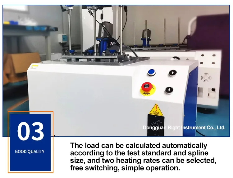 ASTM D648 Temperature Deflection Vicat Softening Test Apparatus