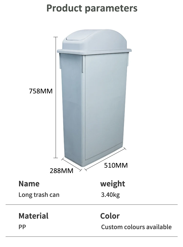 90l/24 Gallon Plastic Recycle Dustbin Modern Waste Bin With Lid - Buy ...