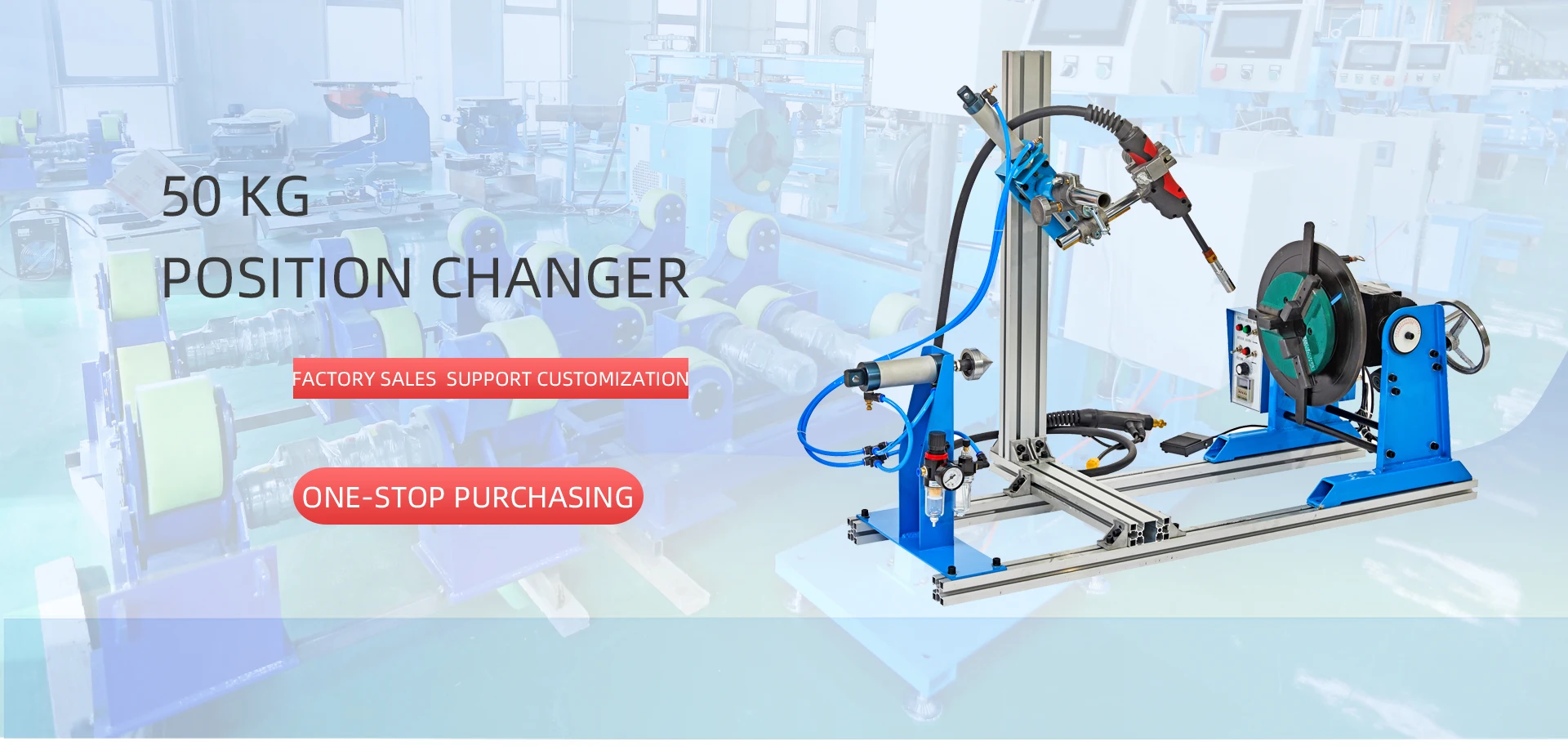 200mm Adjustable Chuck Small Flange Pipe Welding Positioner 30kg 50kg ...