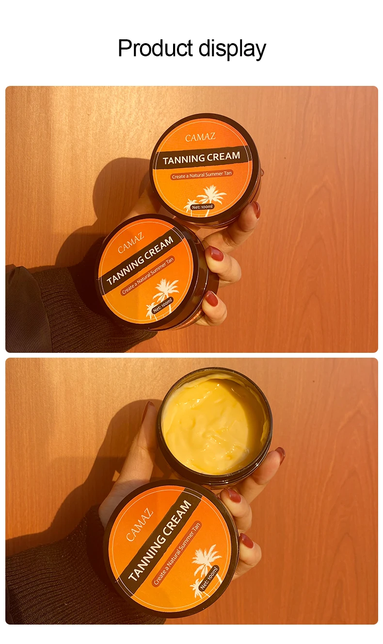 100ml Private Label Custom Logo Natural Accelerate Sun Self-tanning Gel ...