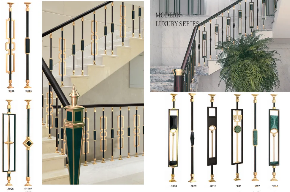 Modern Stair Step Pillar Acrylic Ball Crystal Acrylic Stair Baluster ...