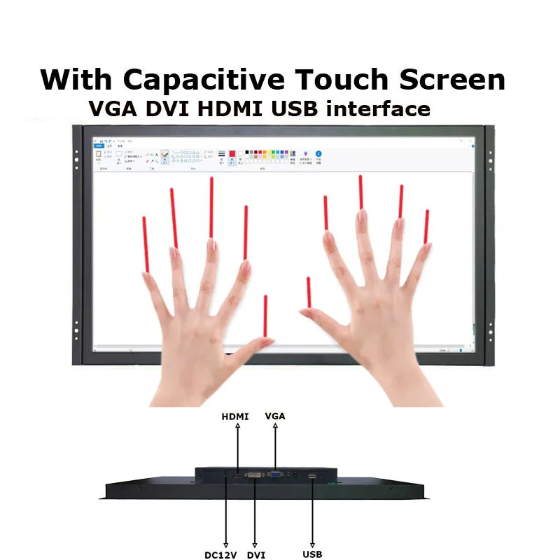 21.5 Inch Touch Display Resistive Touch Screen Monitor Touch Display ...