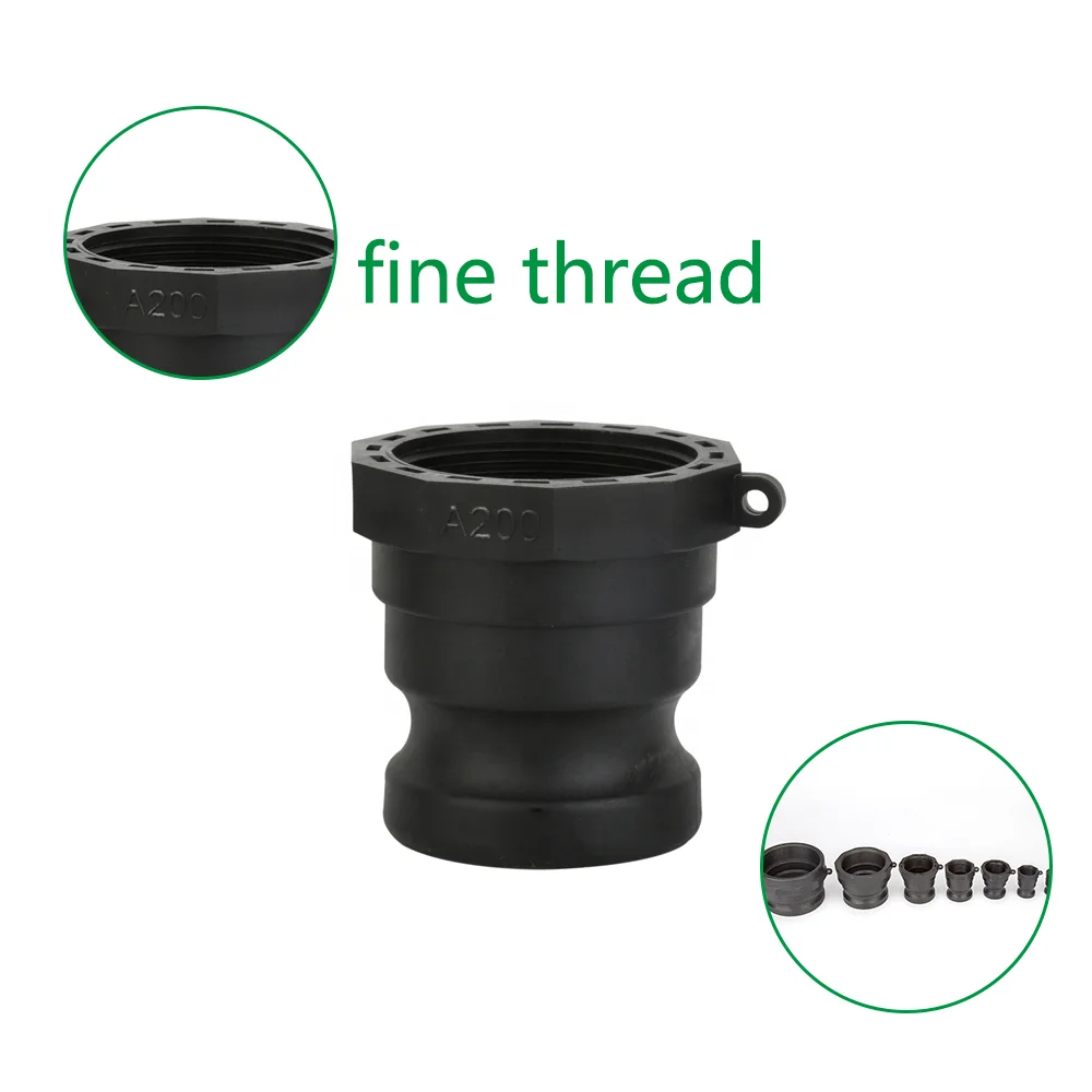 HT Coupling IBC Tote Valve Adapters NPT 2'' Female NPT to Male Camlock ...