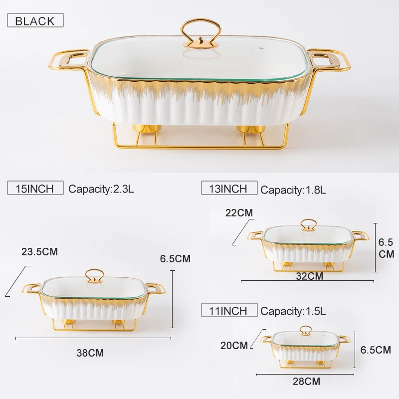 Luxury Hotel & Restaurant Serving Dishes Ceramic Casserole Hotpot Food ...