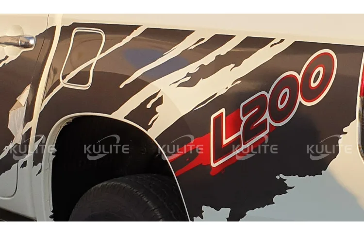 Custom Truck Body Stickers for 2020 Mitsubishi L200 Triton DC 4X4 ...