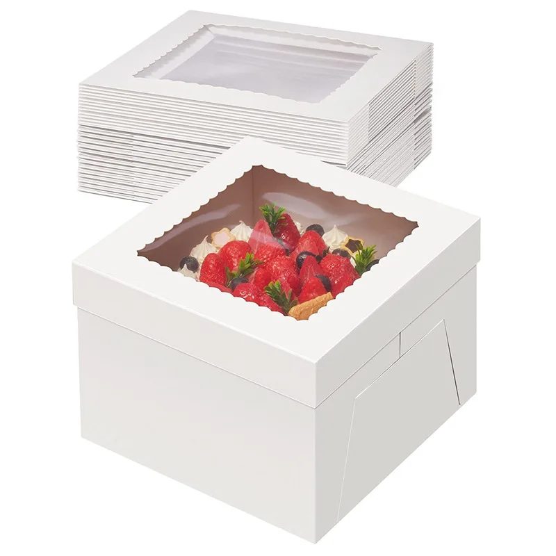 Bake Packaging Windowed Heaven And Earth Lid Cheesecake Carton Pizza ...
