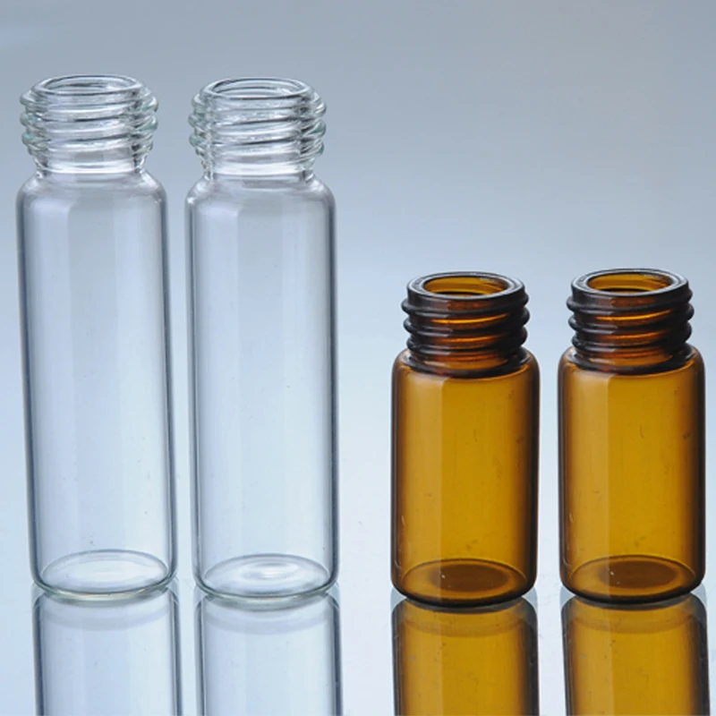 Clear Transparent Pharmaceutical Glass Vials Bottle With Aluminum Filp ...