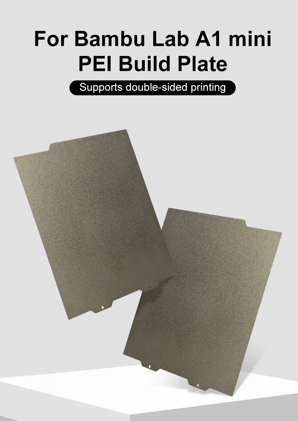 Bassen3d Peo Sheet Double Sided Peo + Textured Pei Build Plate For Bambu Lab X1 3d Printer - Buy ...