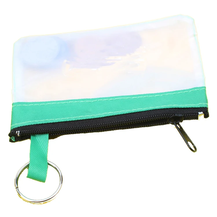 Pvc Leather Change Purse With Zipper For Women Promotion Cash Coin ...