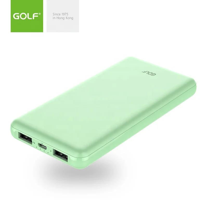 Custom Logo Power Banks - 10000mah with Dual USB & LED