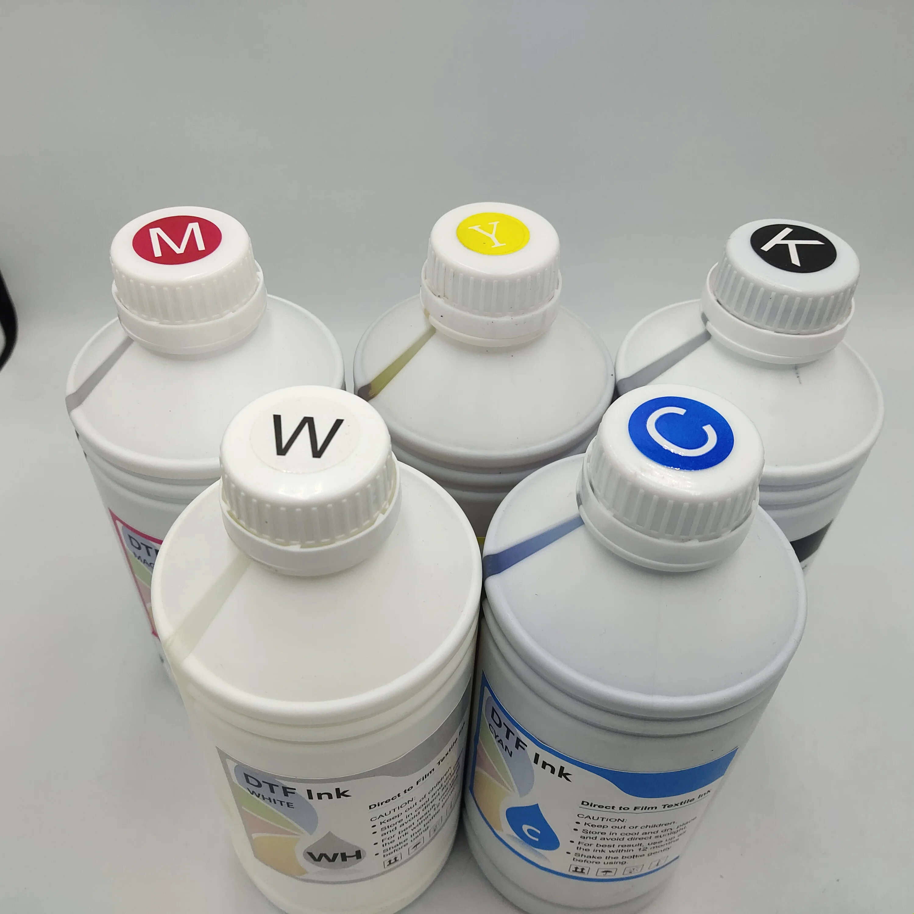 CMYK Pure White Color 1000ml DTF Ink for Epson I1600