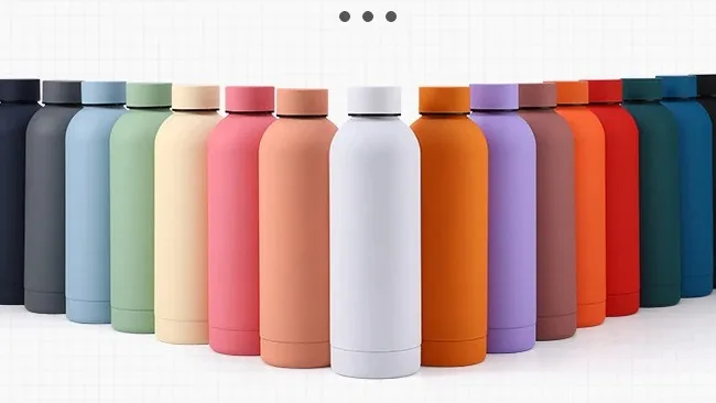 Portable Flask Stainless Steel Walled Insulated Thermo Sports Water ...