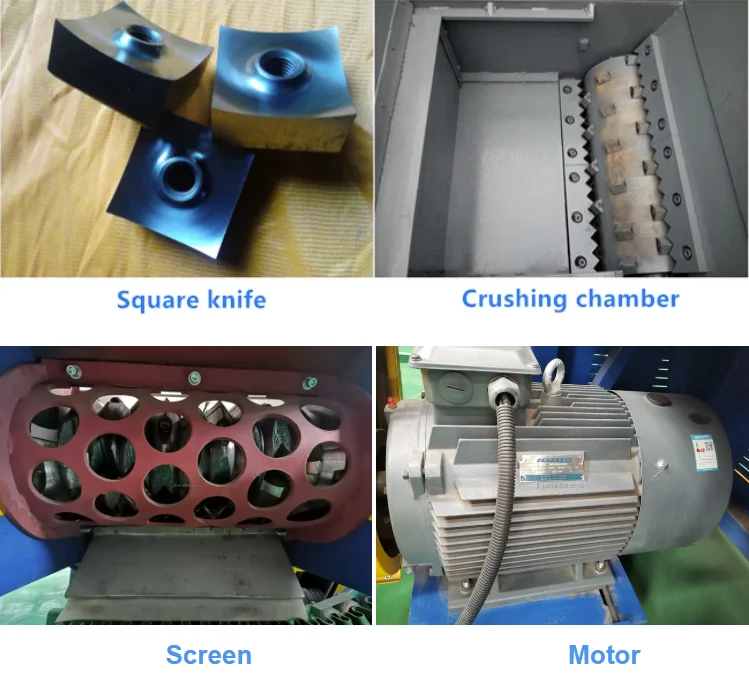 Pe Lump Single Shaft Shredder Machine Automatic Metallurgy Equipment ...