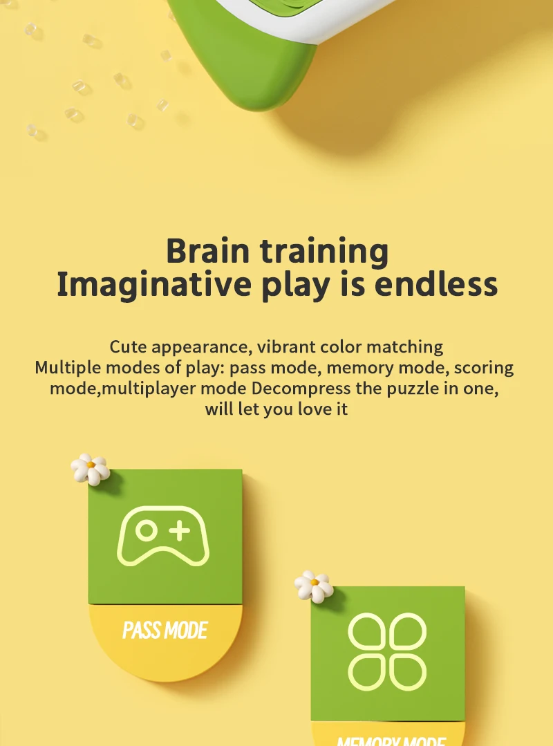 2023 Pop Fidget Music Puzzle Game Machine Quickly Push Logic Games ...