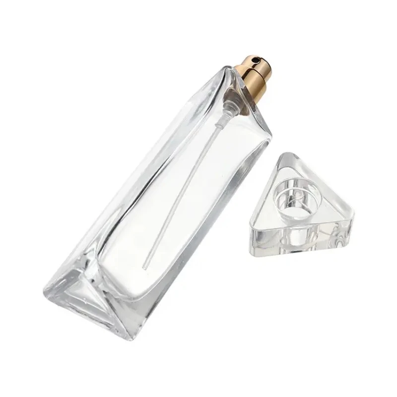 Factory Direct Triangle Perfume Bottle 30ml 45ml Glass Bottles Perfume ...