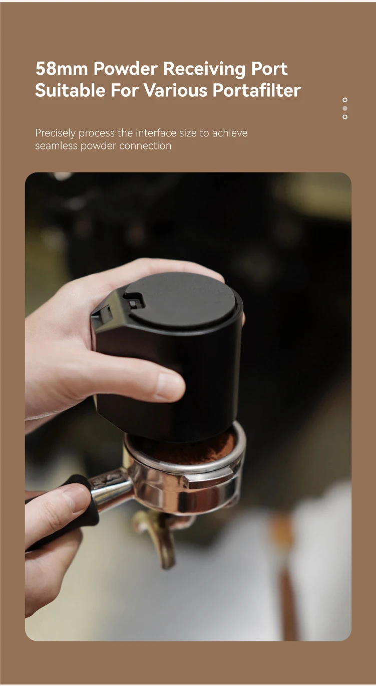 2-in-1 0.1g Precision Plastic Coffee Scale Doser Espresso Grinder with ...