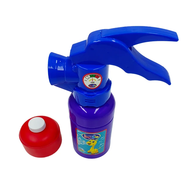 Bubble Machine Fire Extinguisher Toys Game For Kids With Bubble Liquid ...