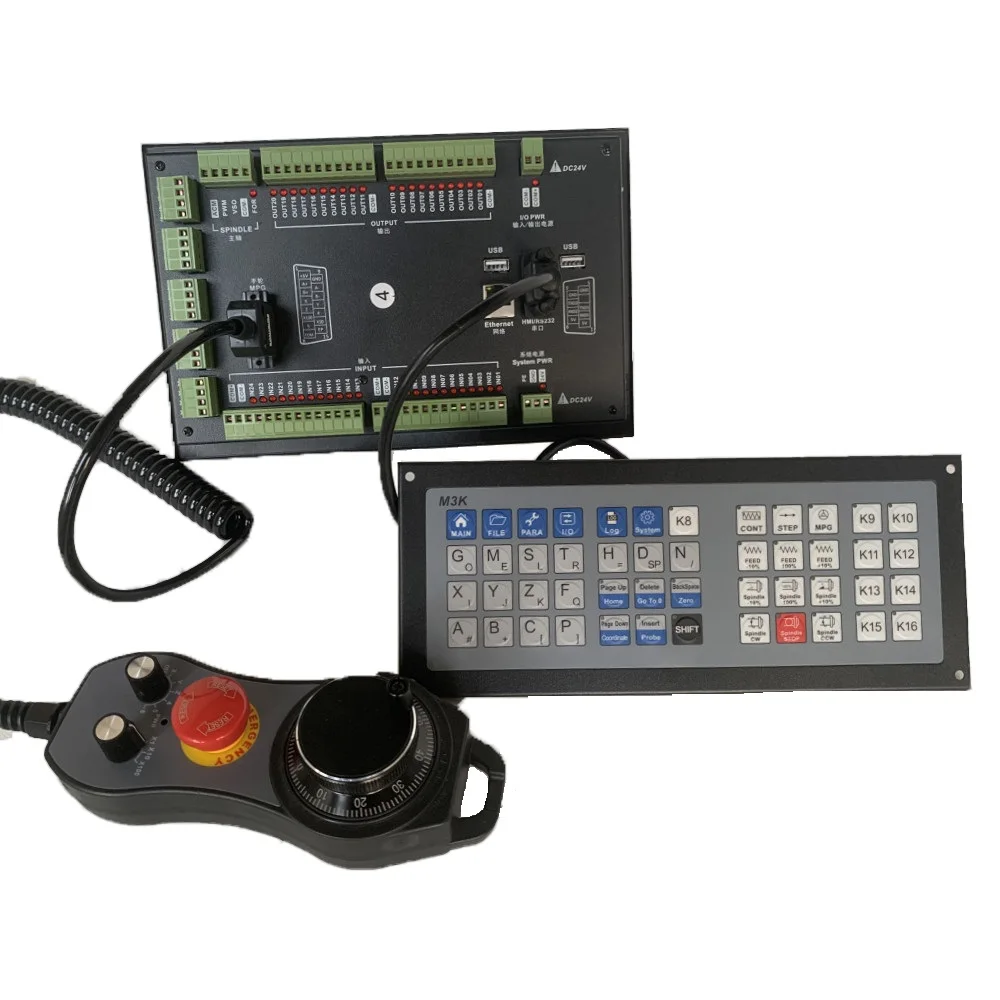 Digital Dream Plc Controller Ddcs Expert 3/4/5 Axis Cnc Controller Kit With Mpg & Keyboard For ...