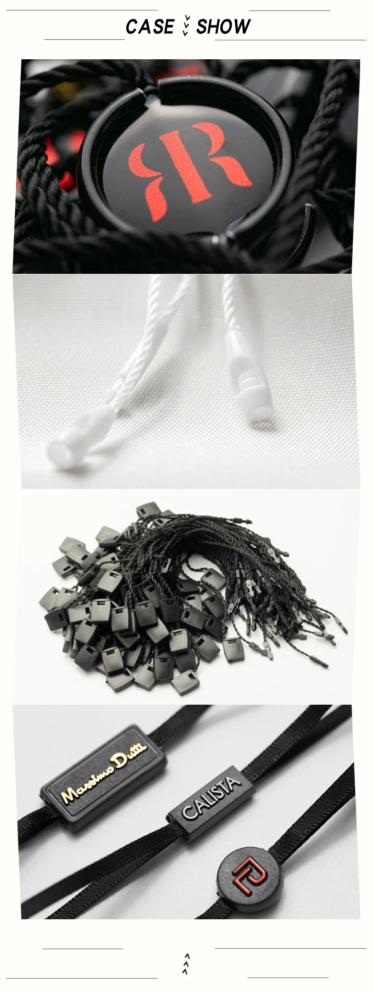 Grs Biodegradable Pla Plastic Clothes Snap Lock Pin Loop Tags Garment ...