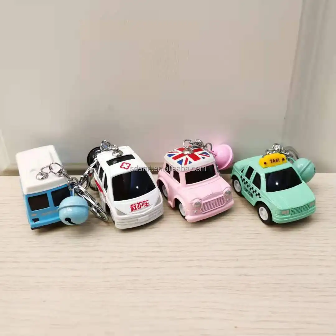 Hot Sale Small Gift Cartoon Mini Car Keychain Bus Model Keychain Cute ...
