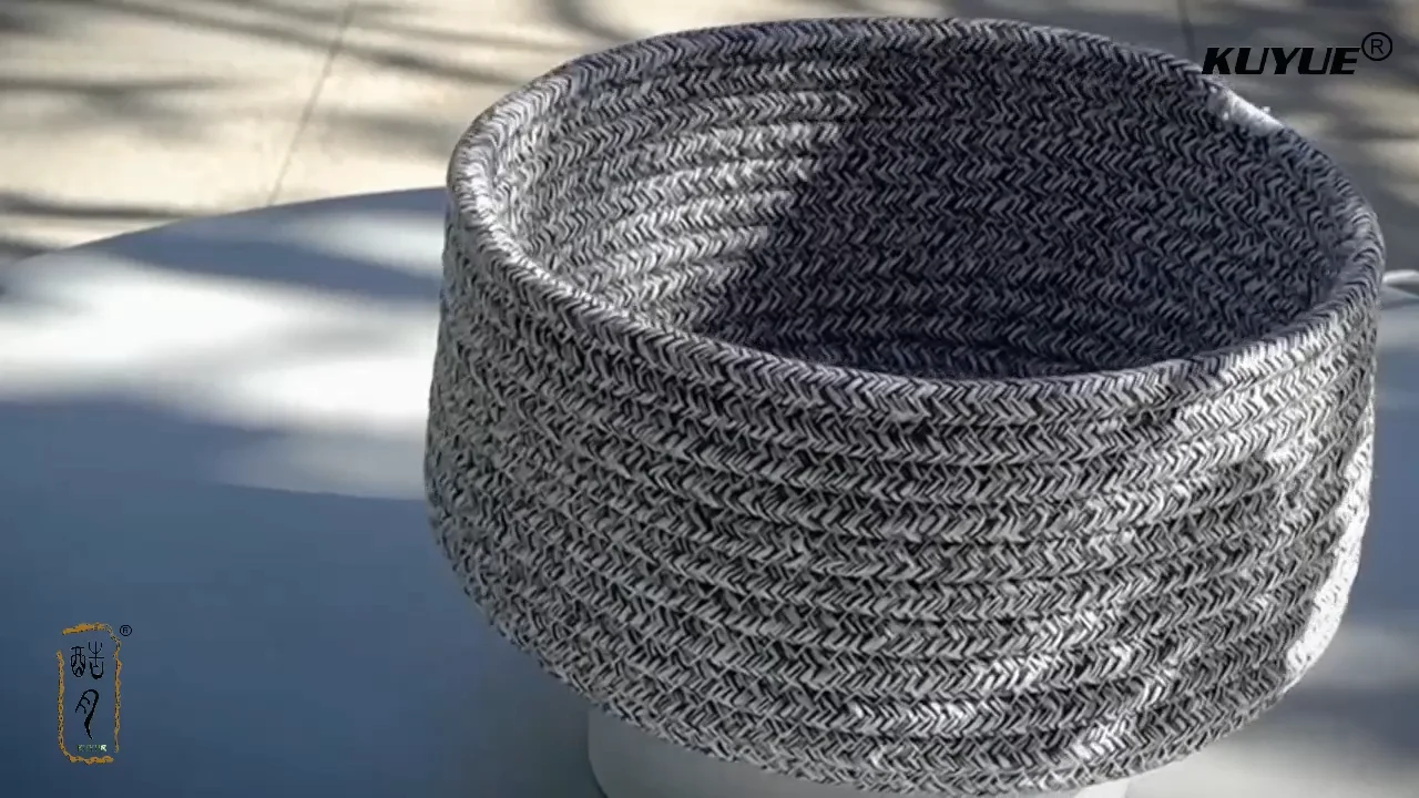 Kuyue Extra Large Storage Baskets Cotton Rope Basket Woven Baby Laundry ...