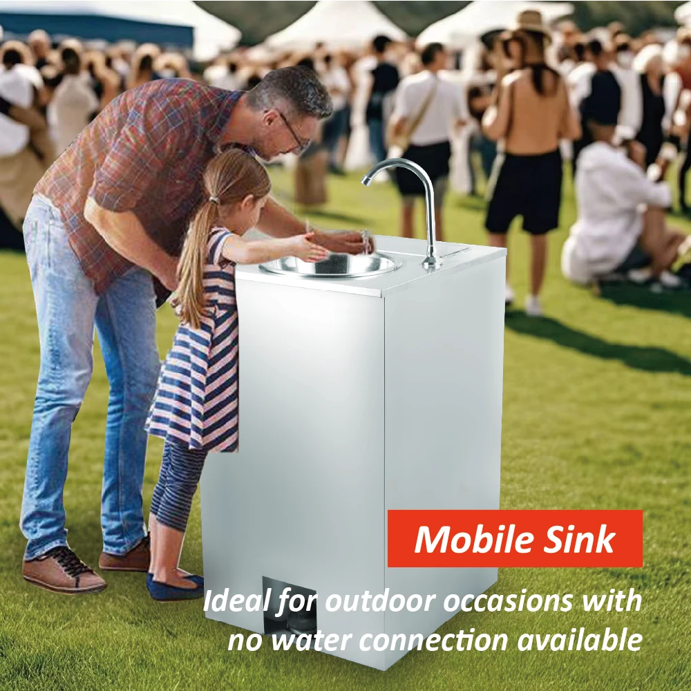 Factory Wholesale Electric Mobile Portable Basin Sink Wash Stainless ...