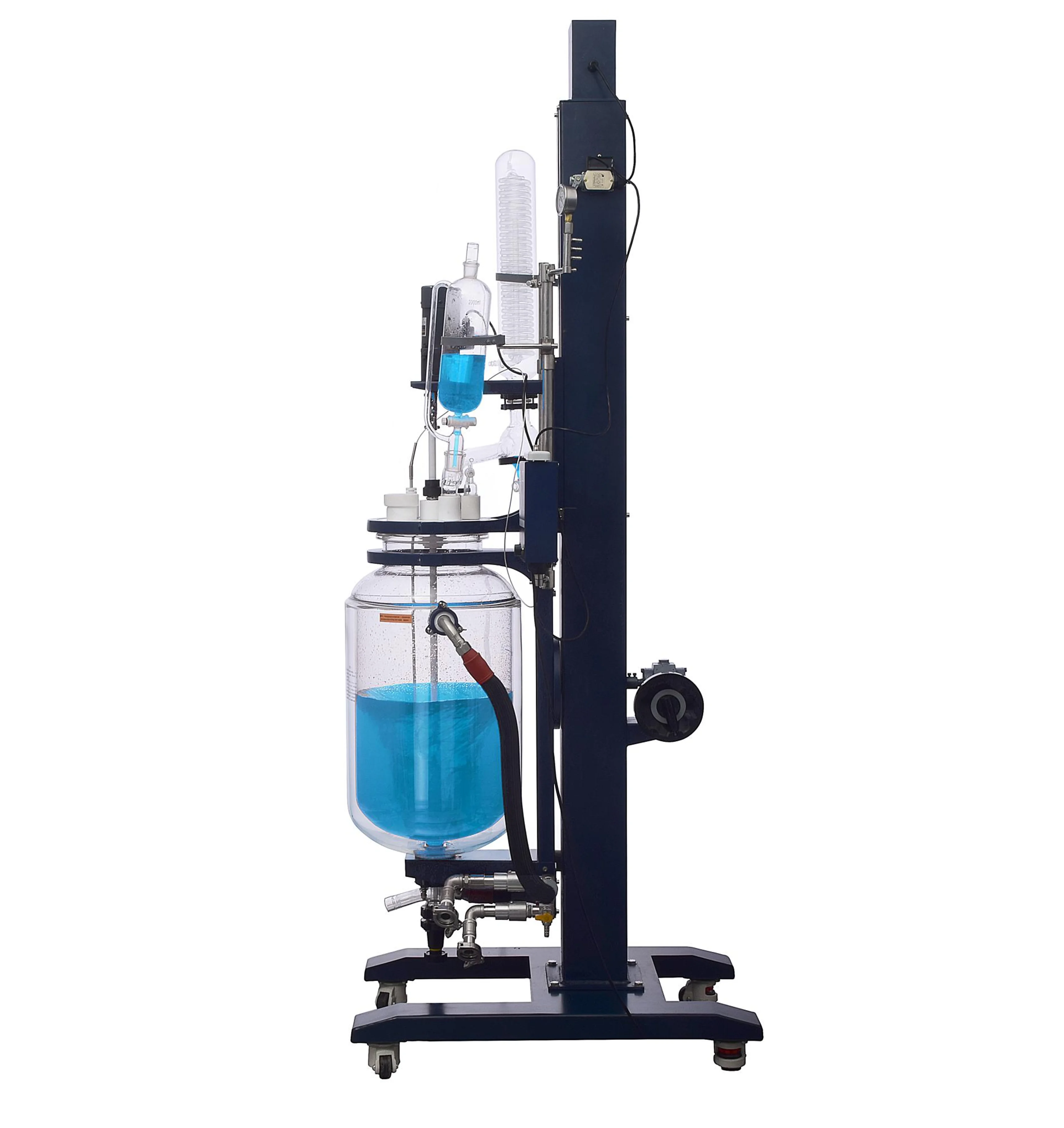 Best 20l Laboratory Jacketed Glass Reactor Agitator Glass Reactor - Buy ...