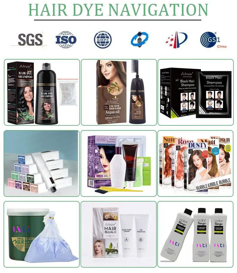 Hanli Oem Professional Colorants Manufacturer Herbal Permanent Hair ...
