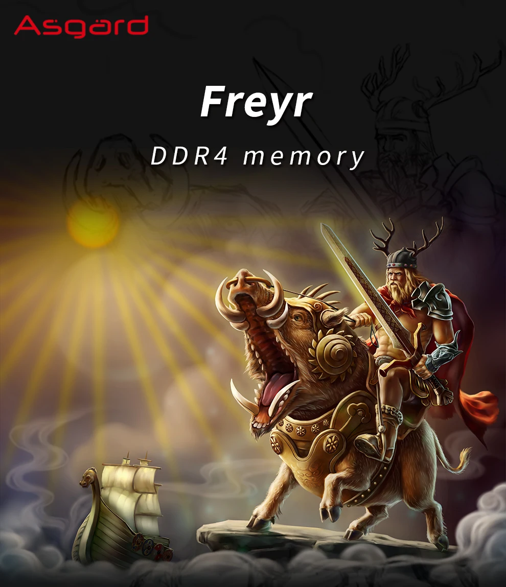 Asgard DDR4 RAM 8GB 3200mhz - Gaming Memory Upgrade