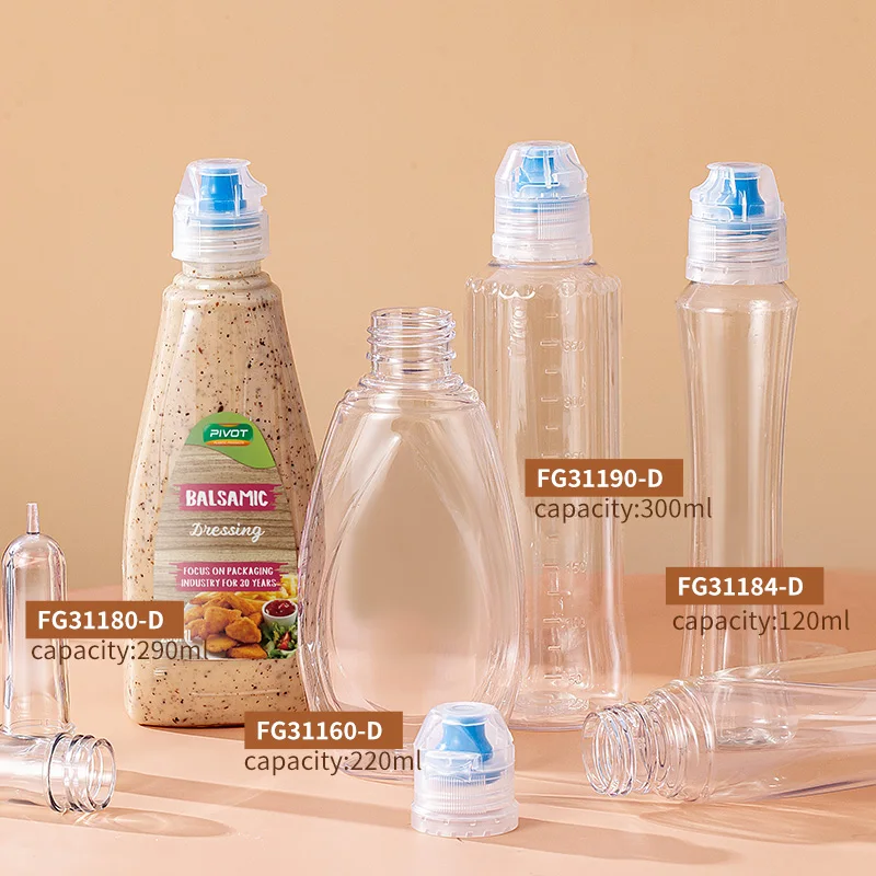 Wholesale 120ml-300ml Pet Plastic Honey Bottle Food Packaging 500g ...